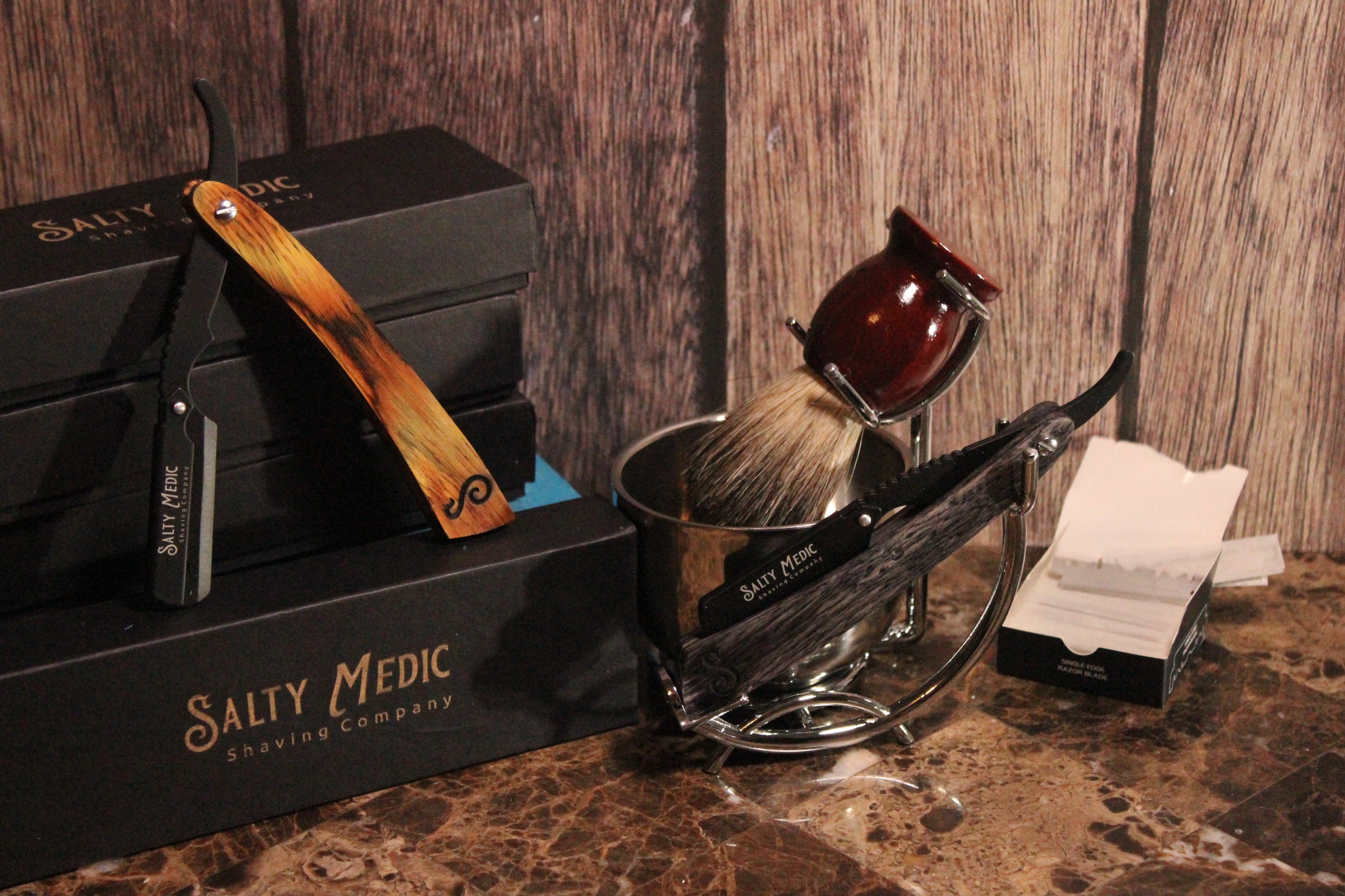 Salty Medic Shave Co Precision Straight Razor: Ultimate Grooming ...